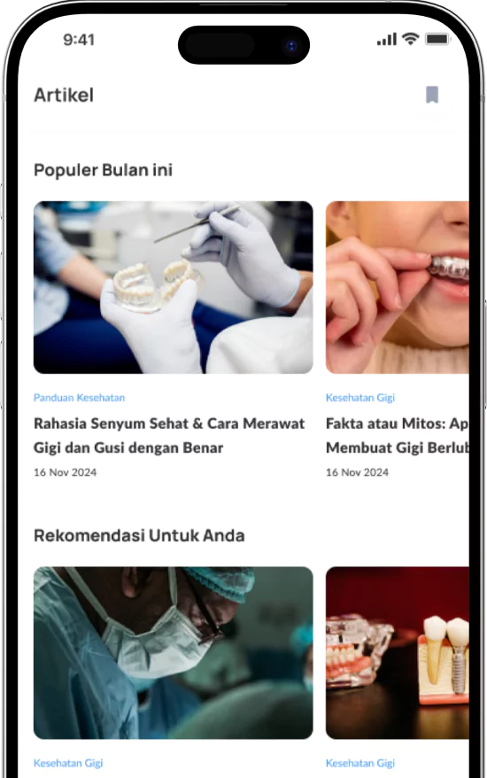 Cek Kesehatan Gigi Online | Tes Gigi Gratis Pakai AI